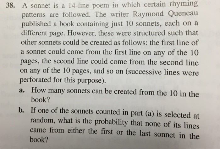 A Poem Of 14 Lines With Definite Rhyme Patterns Is Called Weegy ...