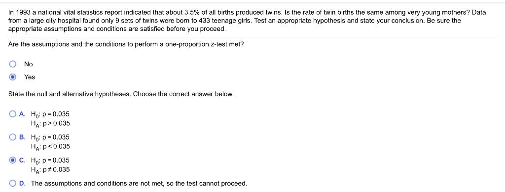 Solved In 1993 a national vital statistics report indicated | Chegg.com