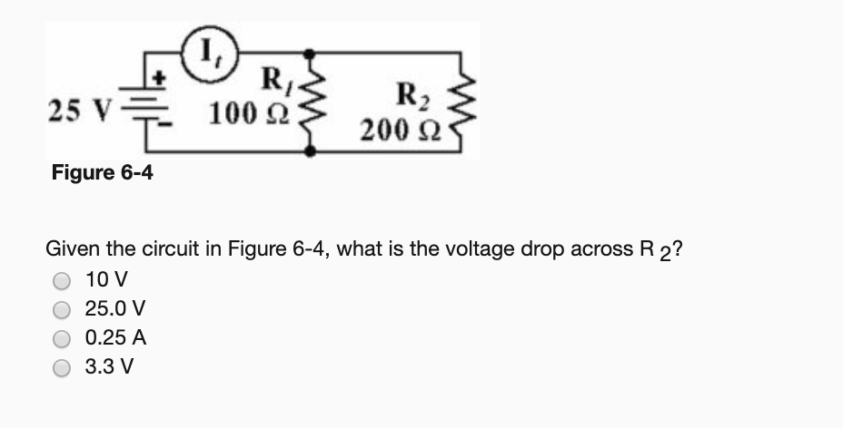 Solved Given the circuit in Figure 6-4, what is the voltage | Chegg.com