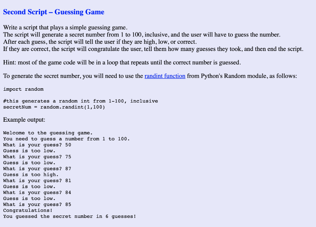 Solved First Script – Decision Making Write a script that | Chegg.com