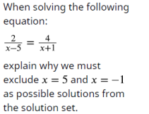 Solved When solving the followingequation:2x-5=4x+1explain | Chegg.com