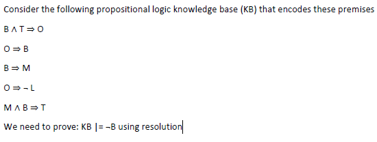 Solved Consider the following propositional logic knowledge | Chegg.com