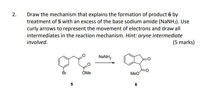 Solved 2. Draw the mechanism that explains the formation of | Chegg.com
