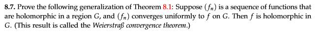 Solved 8.7. Prove the following generalization of Theorem | Chegg.com