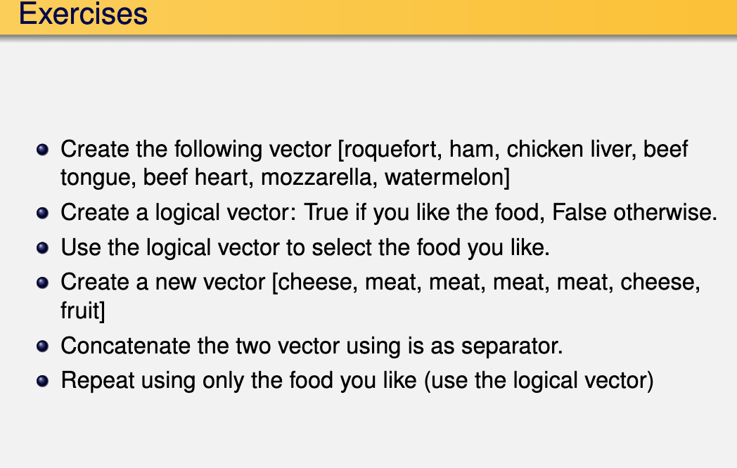 Solved Exercises • Create a vector grades=c(88,90,70,50) • | Chegg.com
