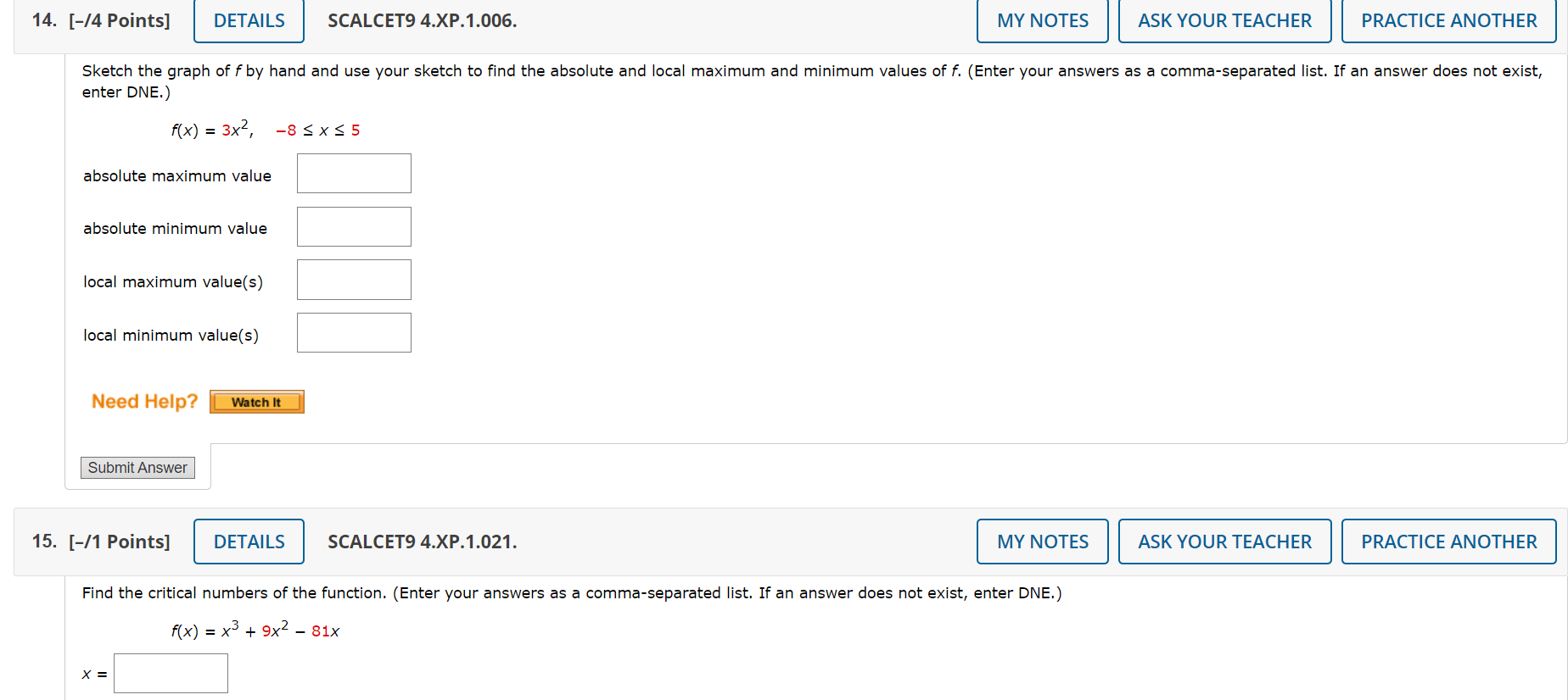 Solved If f(x)=cos(ln(x5)), find f′(1) f′(1)= [-/1 Points] | Chegg.com
