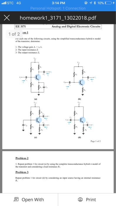 Electrical Circuits 2 Solved Problems Pdf Circuit Diagram