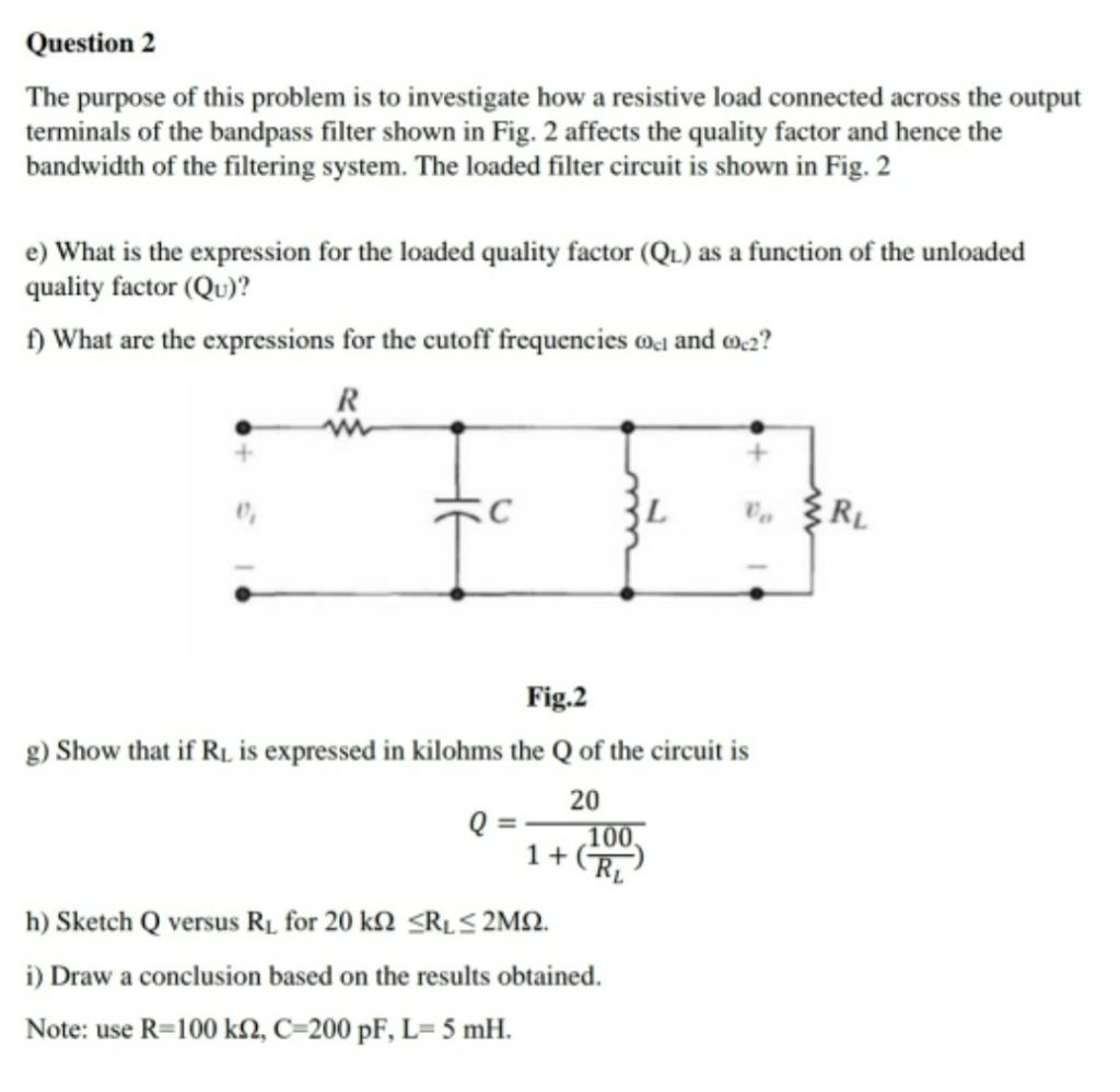 Solved Question 2 The purpose of this problem is to | Chegg.com