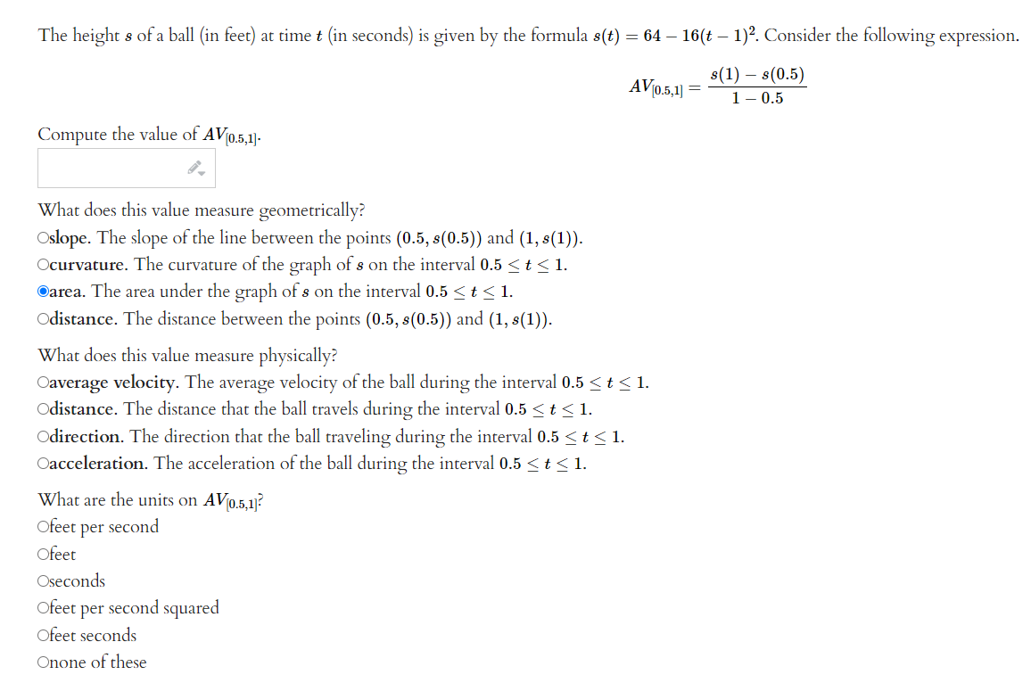 Solved The height s of a ball (in feet) at time t (in | Chegg.com