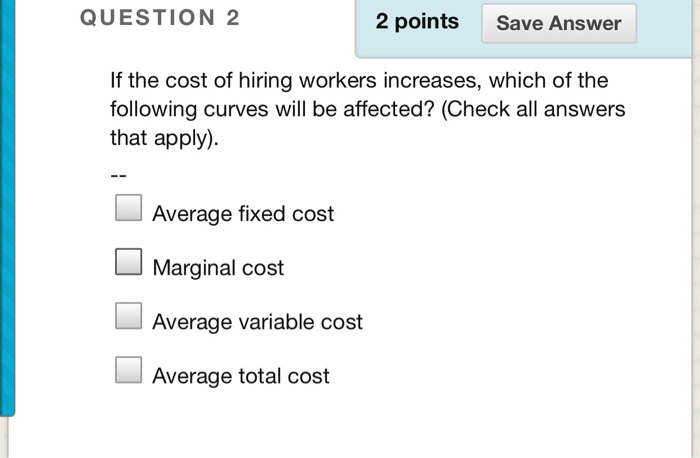 Solved QUESTION 3 3 pointsSave Answer The market for | Chegg.com