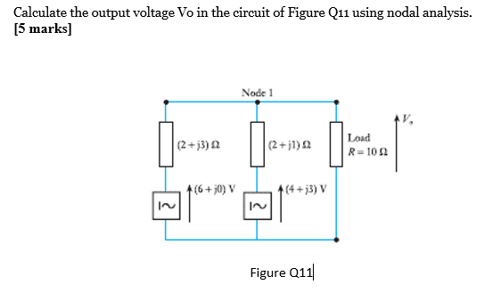 Solved Calculate the output voltage Vo in the circuit of | Chegg.com