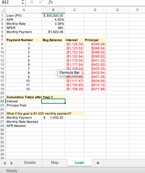 22. In cell B28, calculate the APR by multiplying | Chegg.com