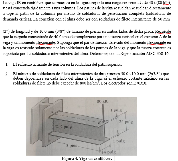 La viga IR en cantiléver que se muestra en la figura | Chegg.com