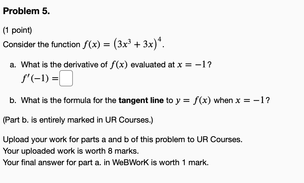 Solved Problem 5 1 Point Consider The Function F X Chegg