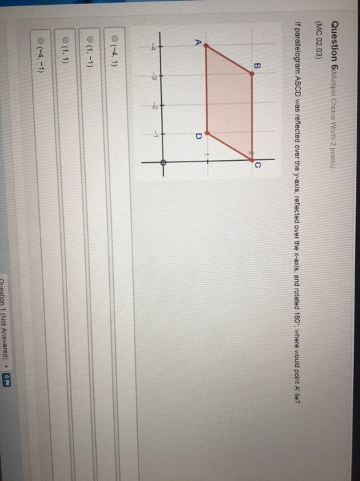 Solved Question 6(Multiple Choice Worth 2 points) (MC 02.03) | Chegg.com