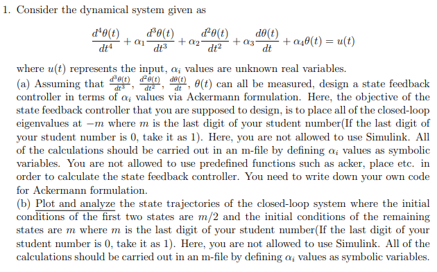 Solved last digit of my student number is 4 so m=4 and i | Chegg.com