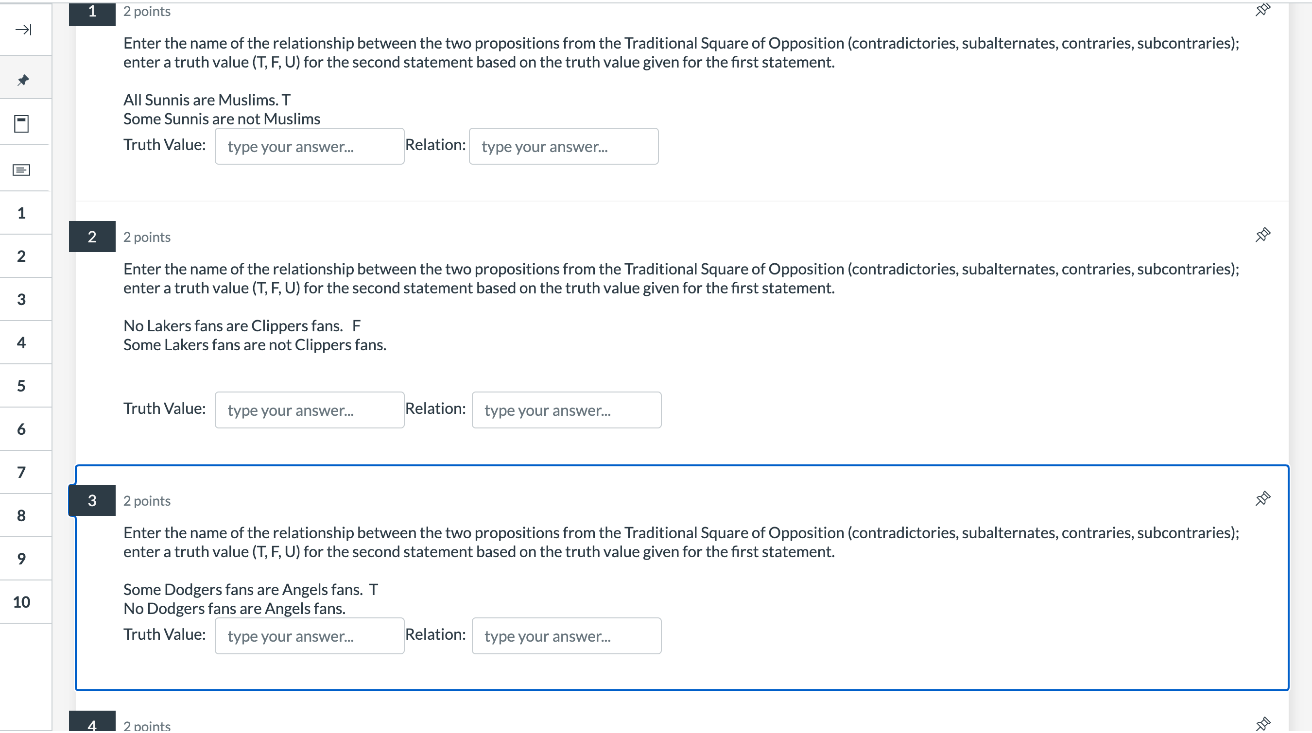 Enter the name of the relationship between the two | Chegg.com