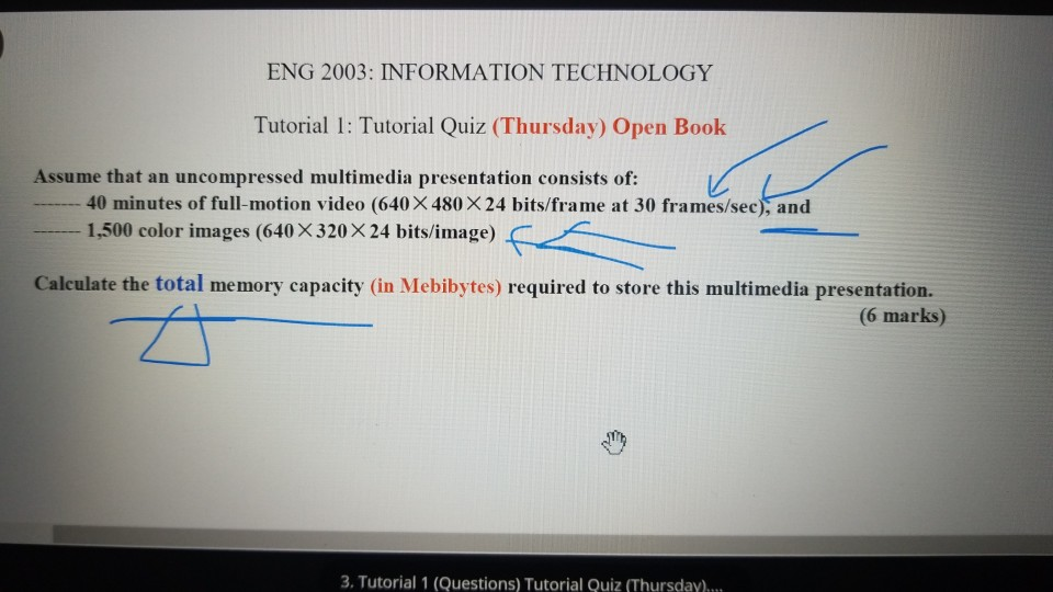 Solved ENG 2003: INFORMATION TECHNOLOGY Tutorial 1: Tutorial | Chegg.com