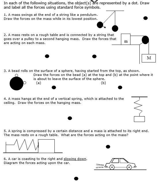 Solved In each of the following situations, the object(s) | Chegg.com