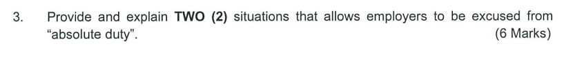Solved Provide and explain TWO (2) situations that allows | Chegg.com