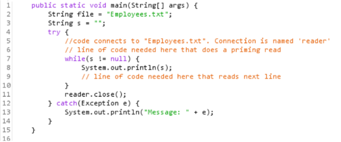 Solved 13.5 The loop below could be used to read multiple | Chegg.com