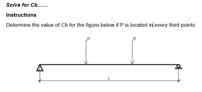 Solved Solve for Cb…… Instructions Determine the value of Cb | Chegg.com