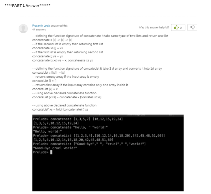 Solved Using any or all of the functions from Part 1, and | Chegg.com