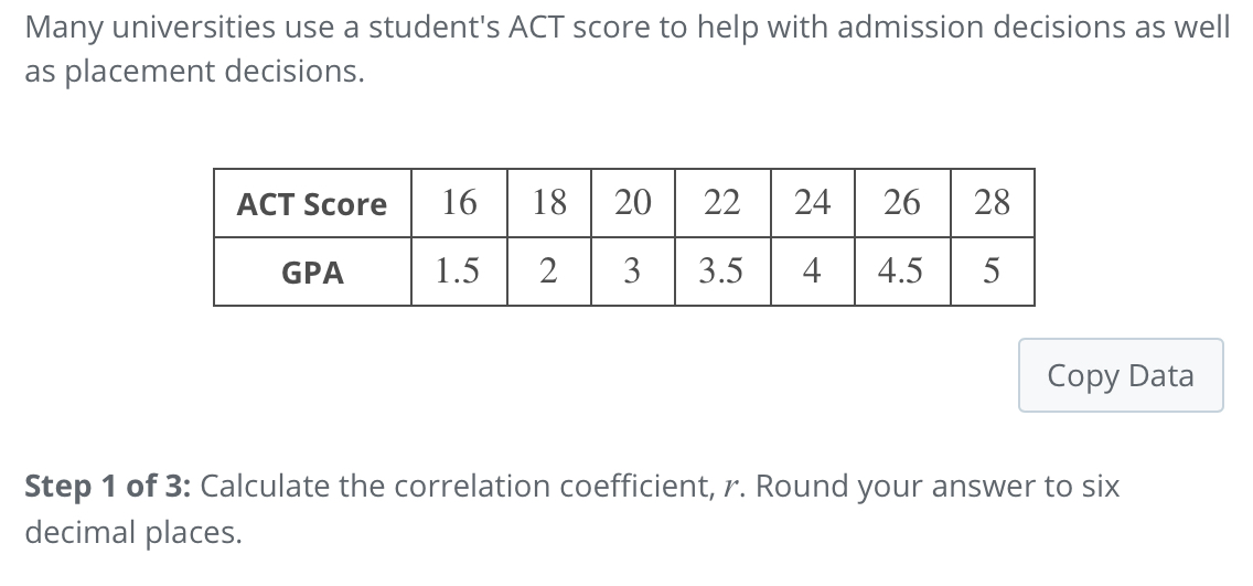 Solved Step 2 of 3: Determine if r is statistically | Chegg.com
