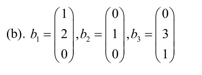 Solved 3 6. Write the vector v= 1 as a unique linear | Chegg.com