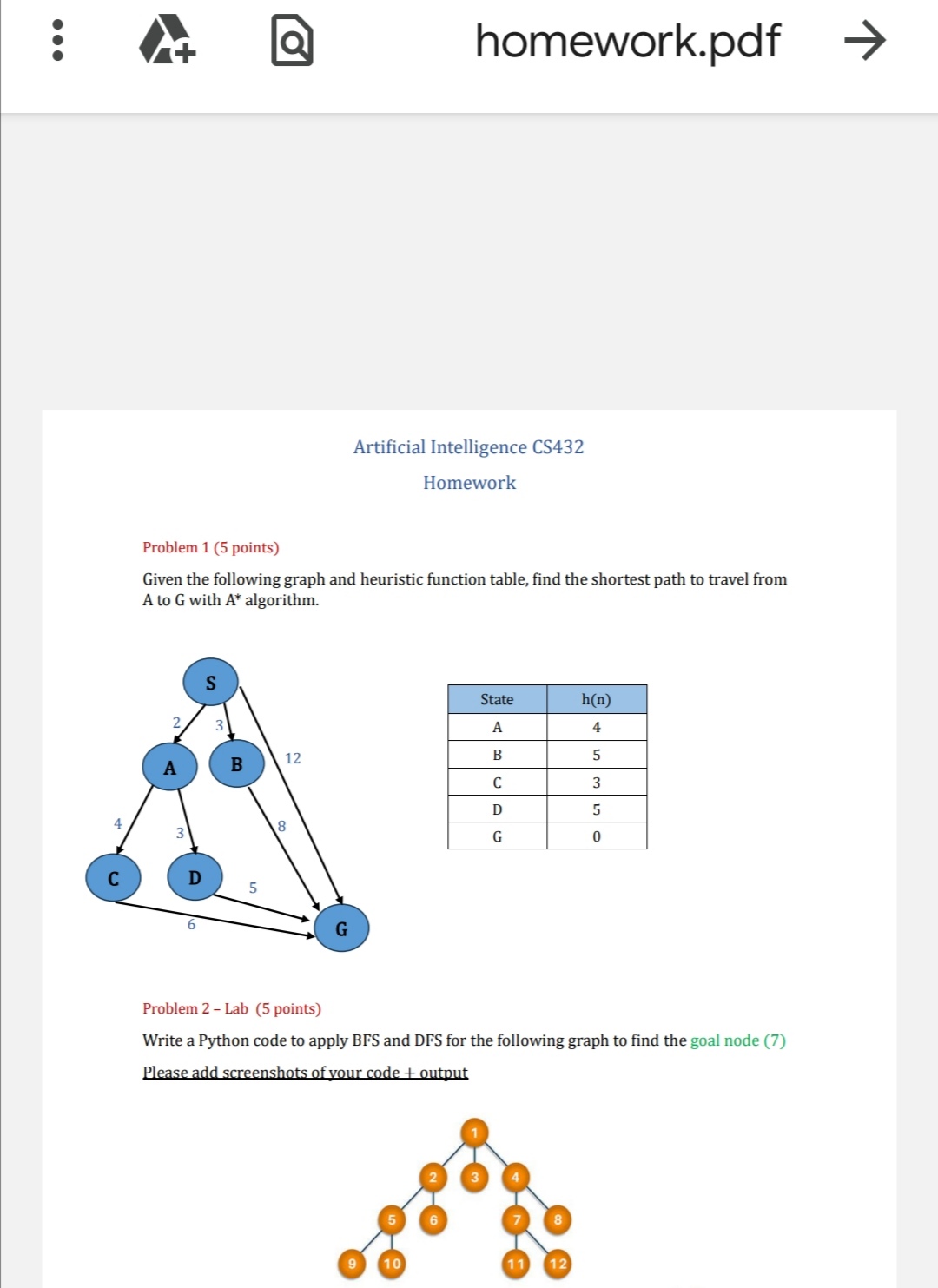 Solved Homeworkproblem 1 5 ﻿points Given The Following
