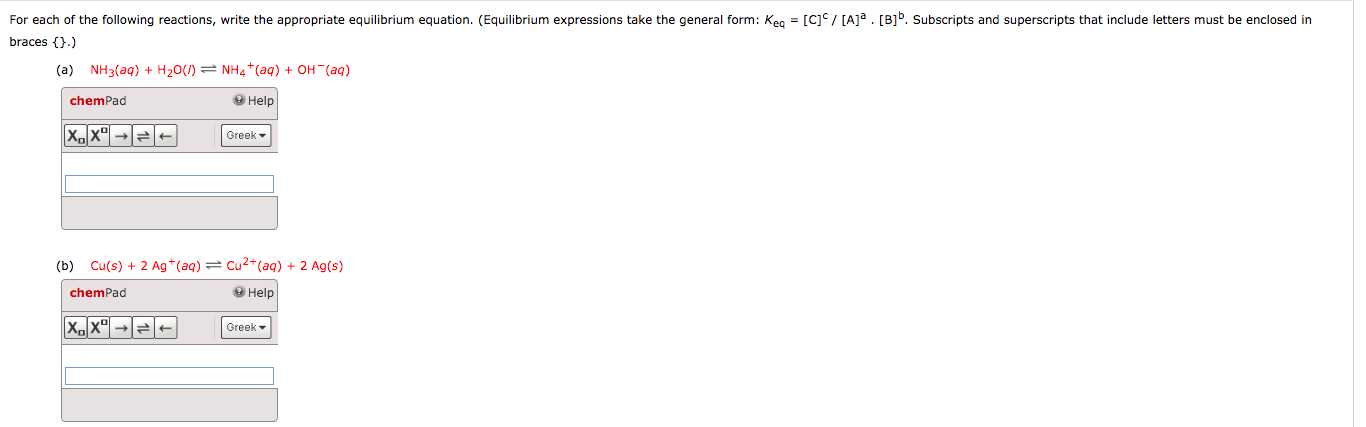 Solved [B]". Subscripts and superscripts that include | Chegg.com