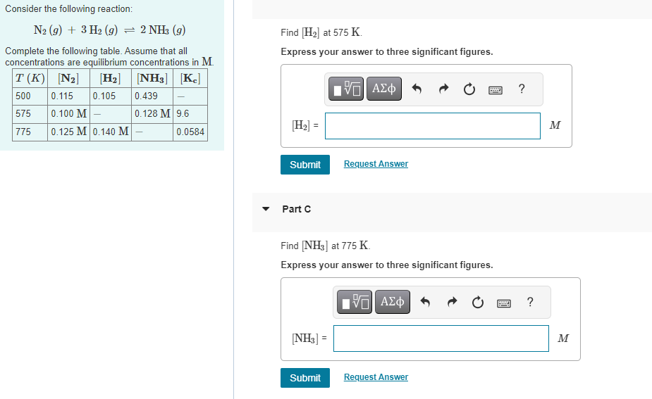 Solved MISSED THIS? Watch IWE: Finding Equilibrium Constants | Chegg.com