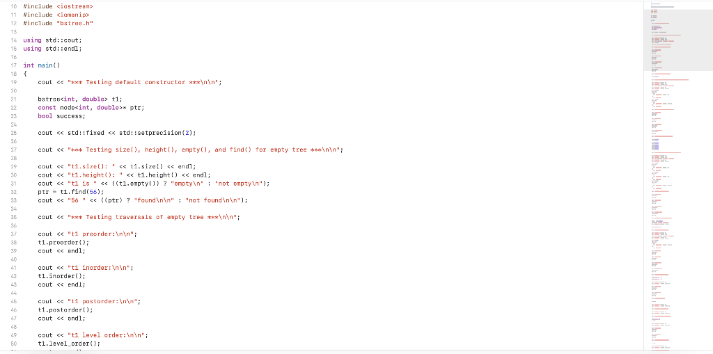 Solved Please Create bstree.h Assignment 11 This assignment | Chegg.com