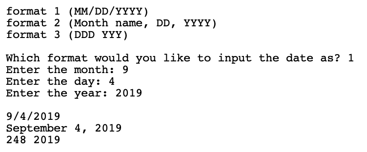 Solved Java programming Create class DateClass with the | Chegg.com