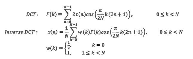 Solved Discrete cosine transform (DCT) is an important DSP | Chegg.com