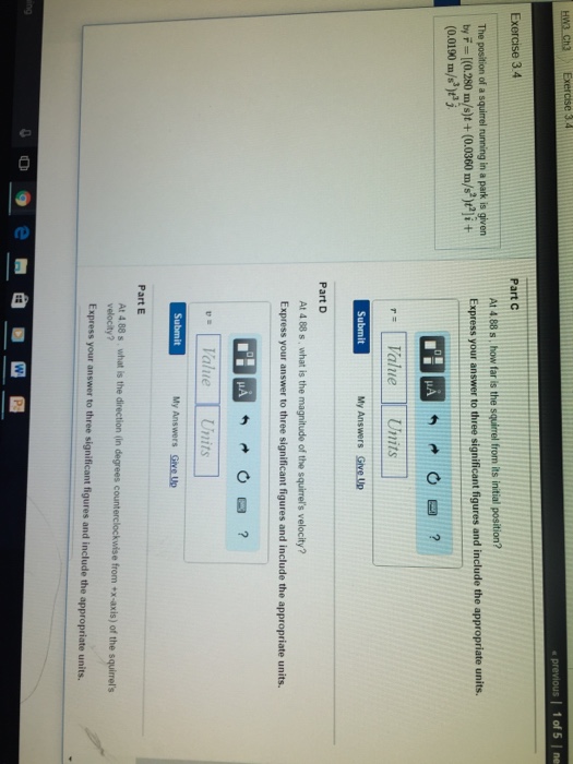 Solved Physics I for Engineering (55) HMB Ch3 Exercise 34 | Chegg.com