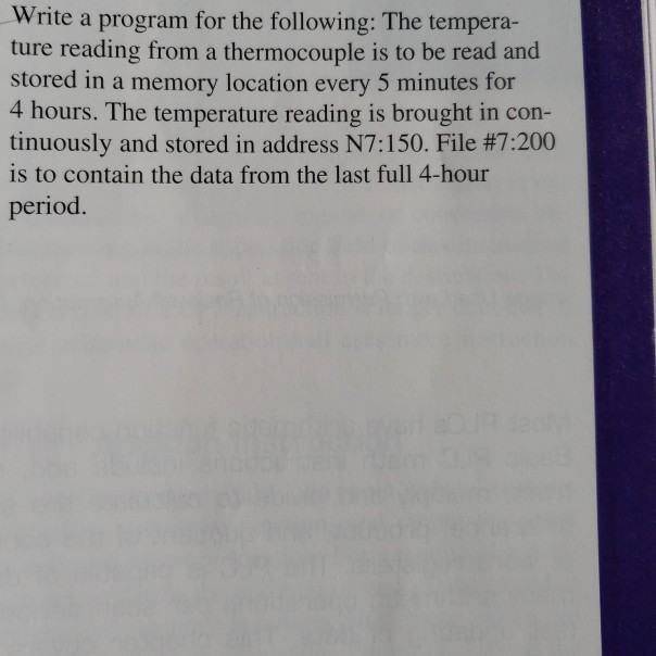 Solved Write a program for the following: The tempera- ture | Chegg.com