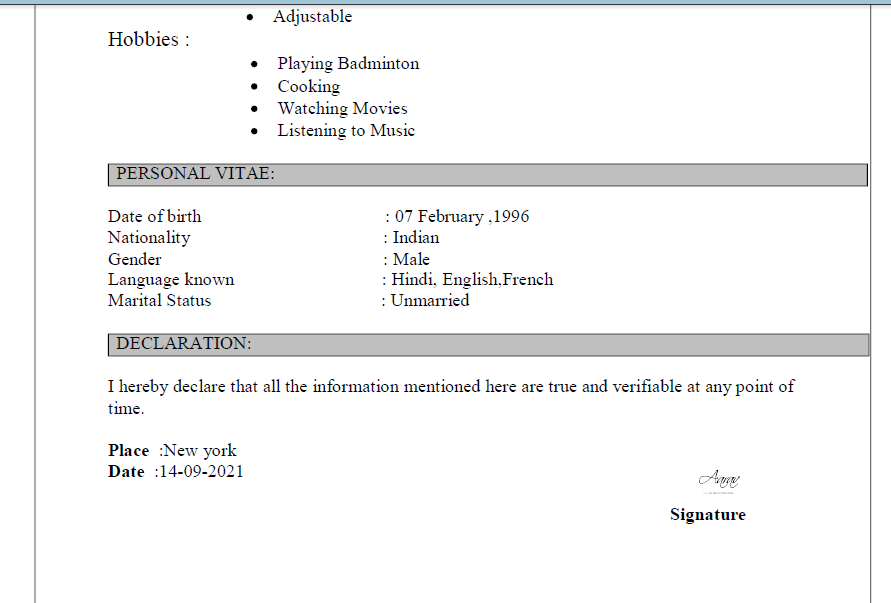 Solved I attach here screenshot of Resume. Please consider | Chegg.com