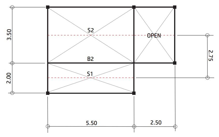 Solved S2 3.50 OPEN 2.75 B2 S1 2.00 5.50 2.50 REQUIRED: | Chegg.com