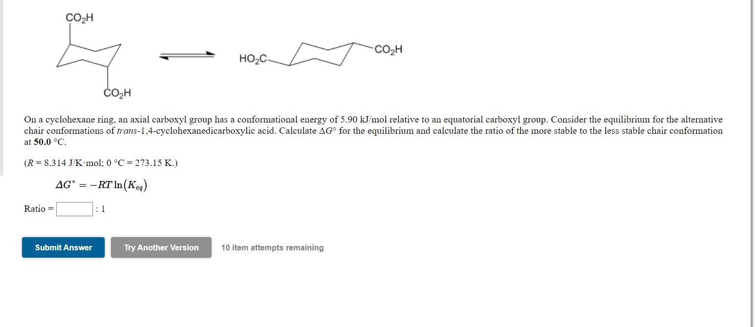 Solved CO2H CO2H HOC CO2H On a cyclohexane ring, an axial | Chegg.com