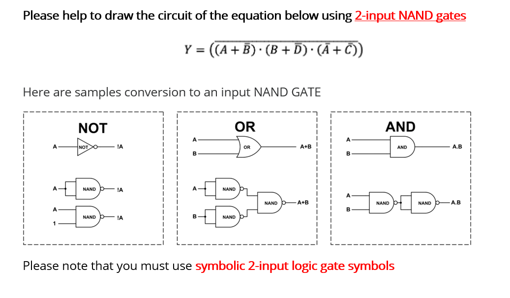 Solved Please help to draw the circuit of the equation below | Chegg.com