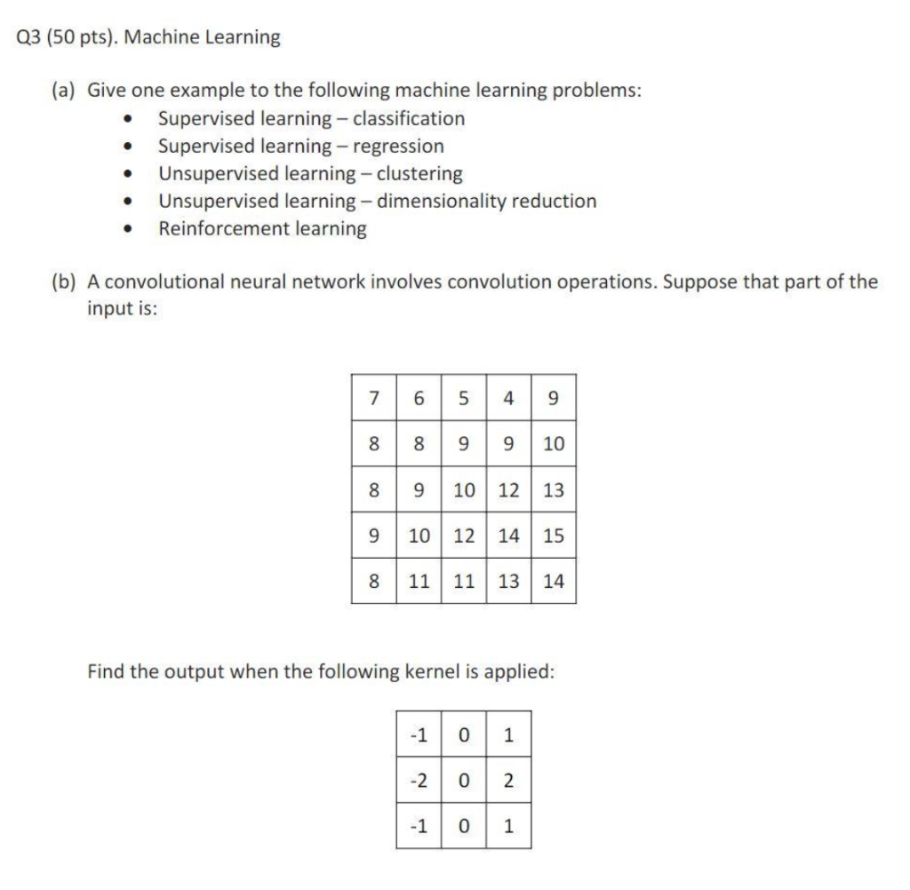 Solved (a) Give one example to the following machine | Chegg.com