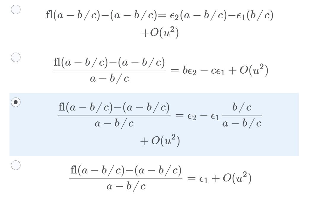 Solved Suppose that a, b, and C are given exactly. Let Ek | Chegg.com