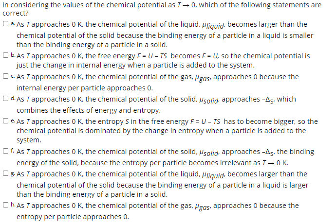 Solved 0 T 0 T 0 T u u д Gas Liquid Solid Figure 4 In | Chegg.com