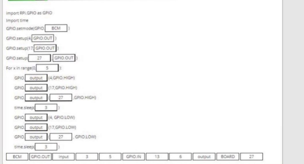 Solved import RPL.GPIO as GPIOImport timeGPIO | Chegg.com