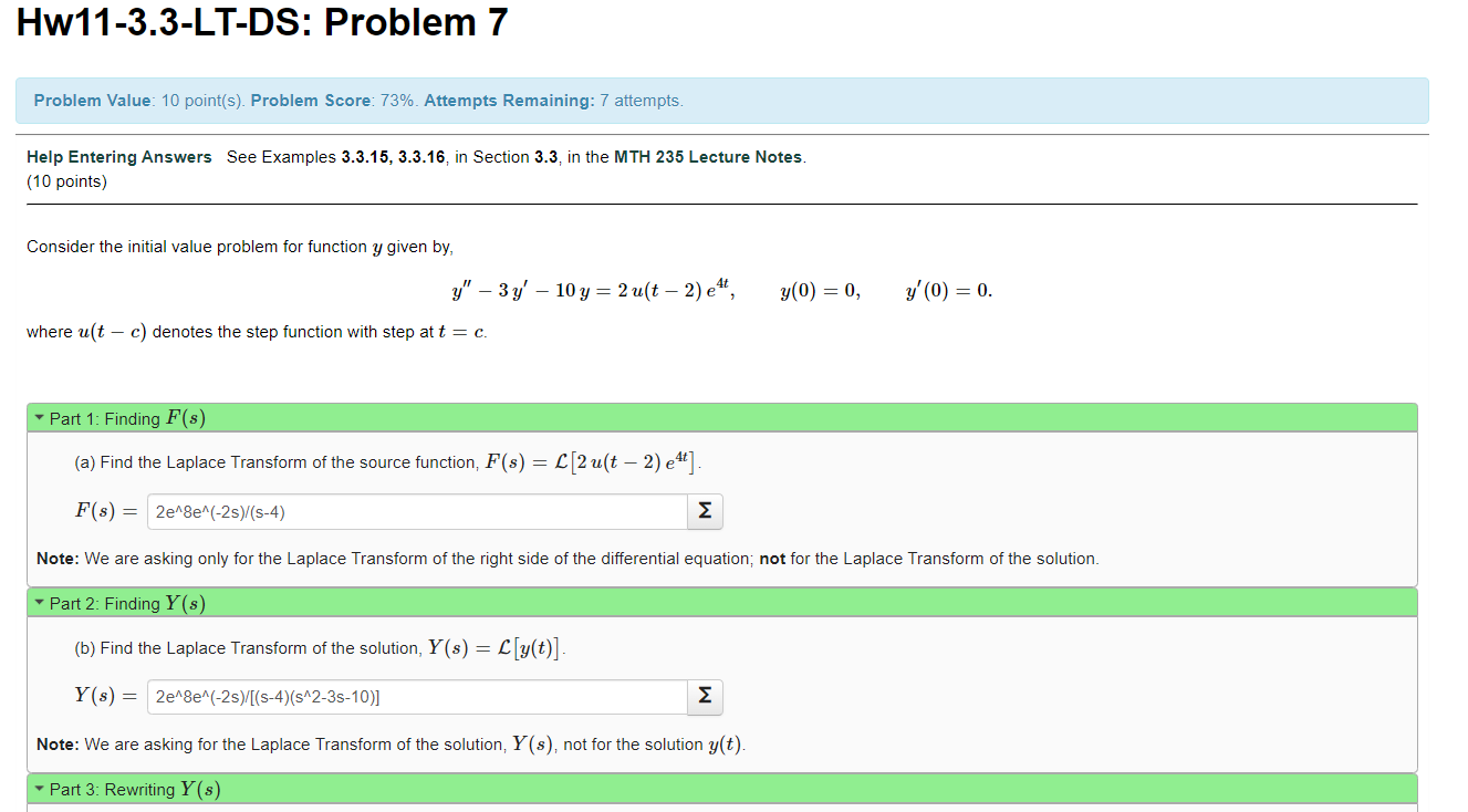 Solved Hw11-3.3-LT-DS: Problem 7 Problem Value: 10 point(s). | Chegg.com