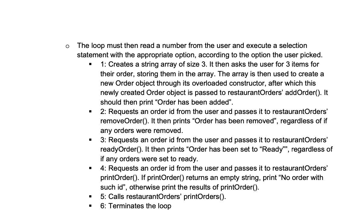 Solved - The loop must then read a number from the user and | Chegg.com