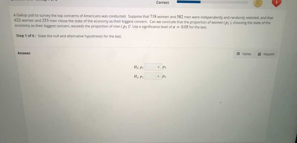 Solved A Gallup poll to survey the top concerns of Americans | Chegg.com