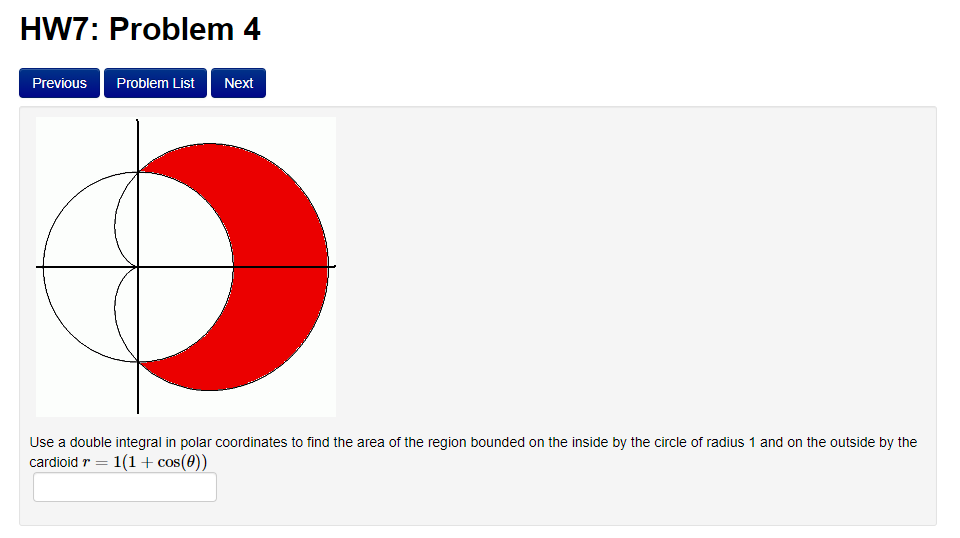 Solved HW7: Problem 4 Previous Problem List Next Use a | Chegg.com