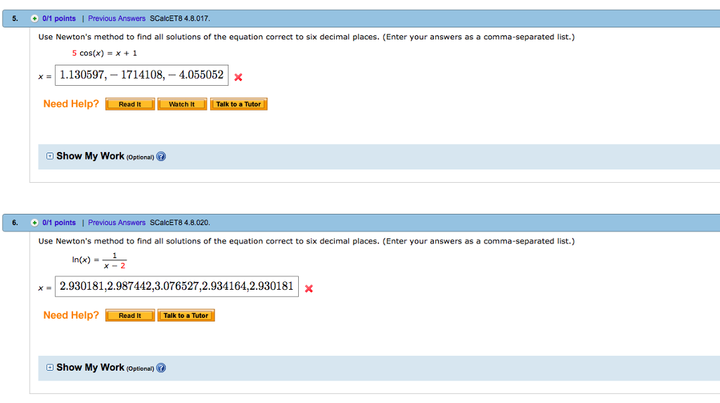 Solved 5. 0/1 pointsI Previous Answers SCalcET8 4.8.017 Use | Chegg.com